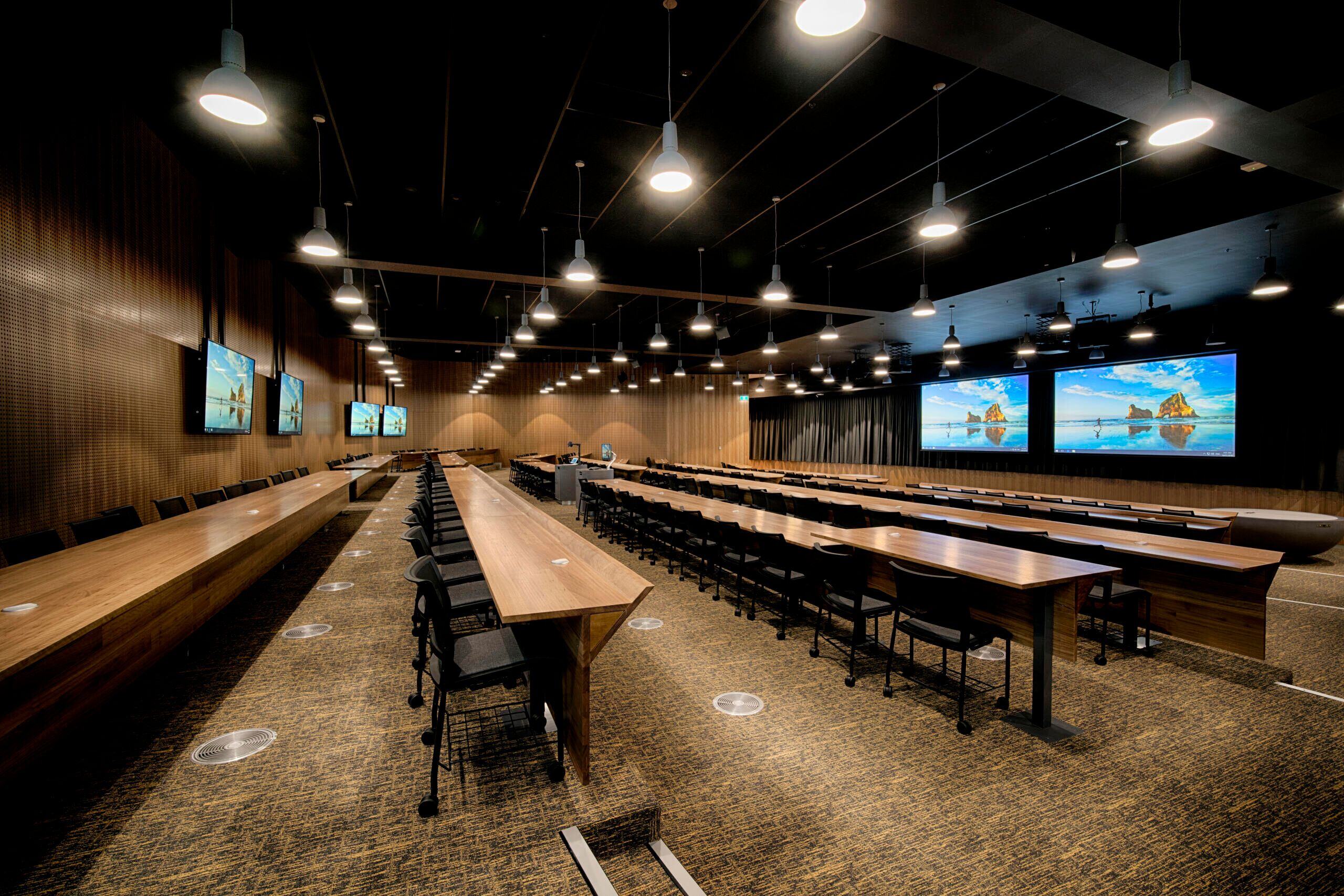 Modern College Classroom