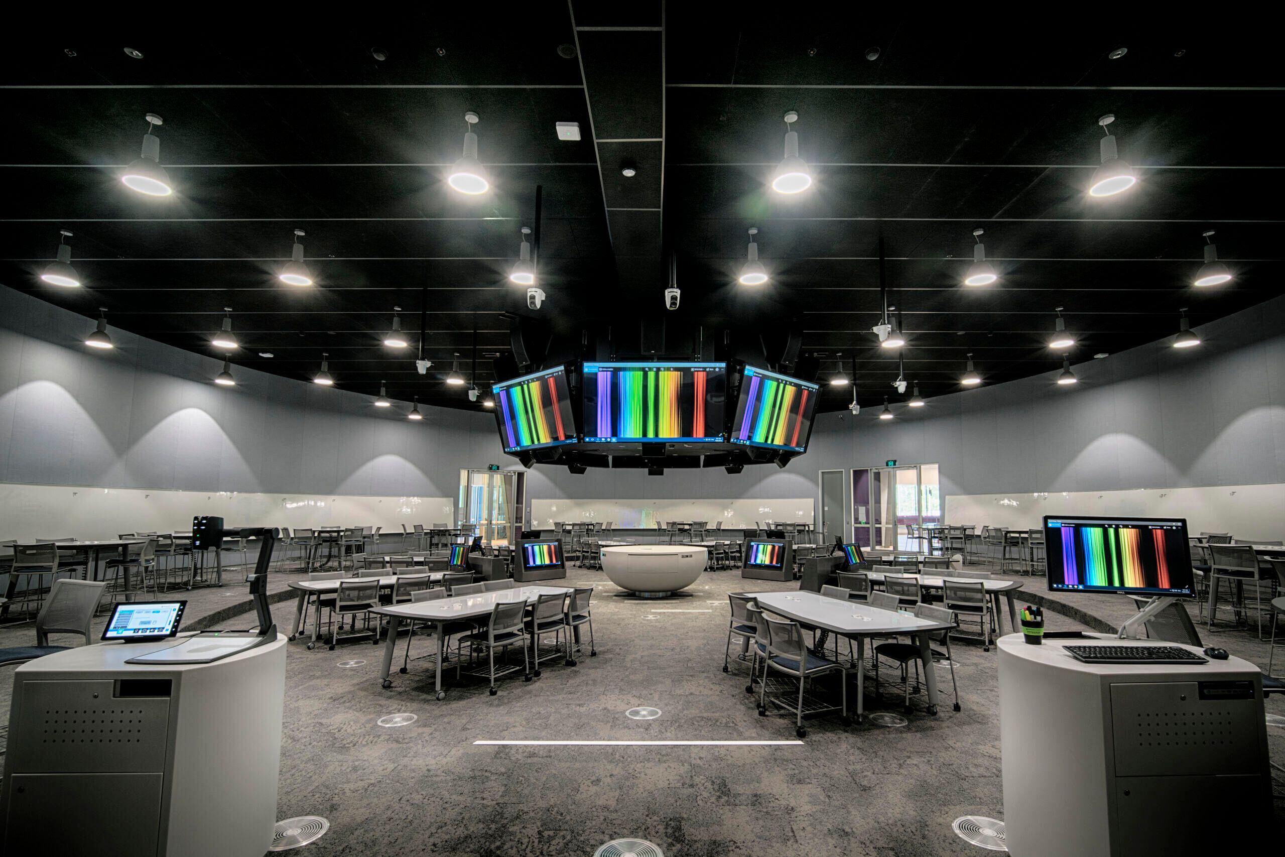 Modern College Classroom